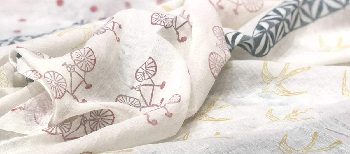 How To Wood Block Printing On Fabric At home – With Autumn