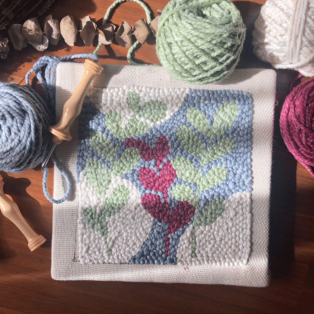 Chunky Punch Needle Textures Workshop – With Autumn