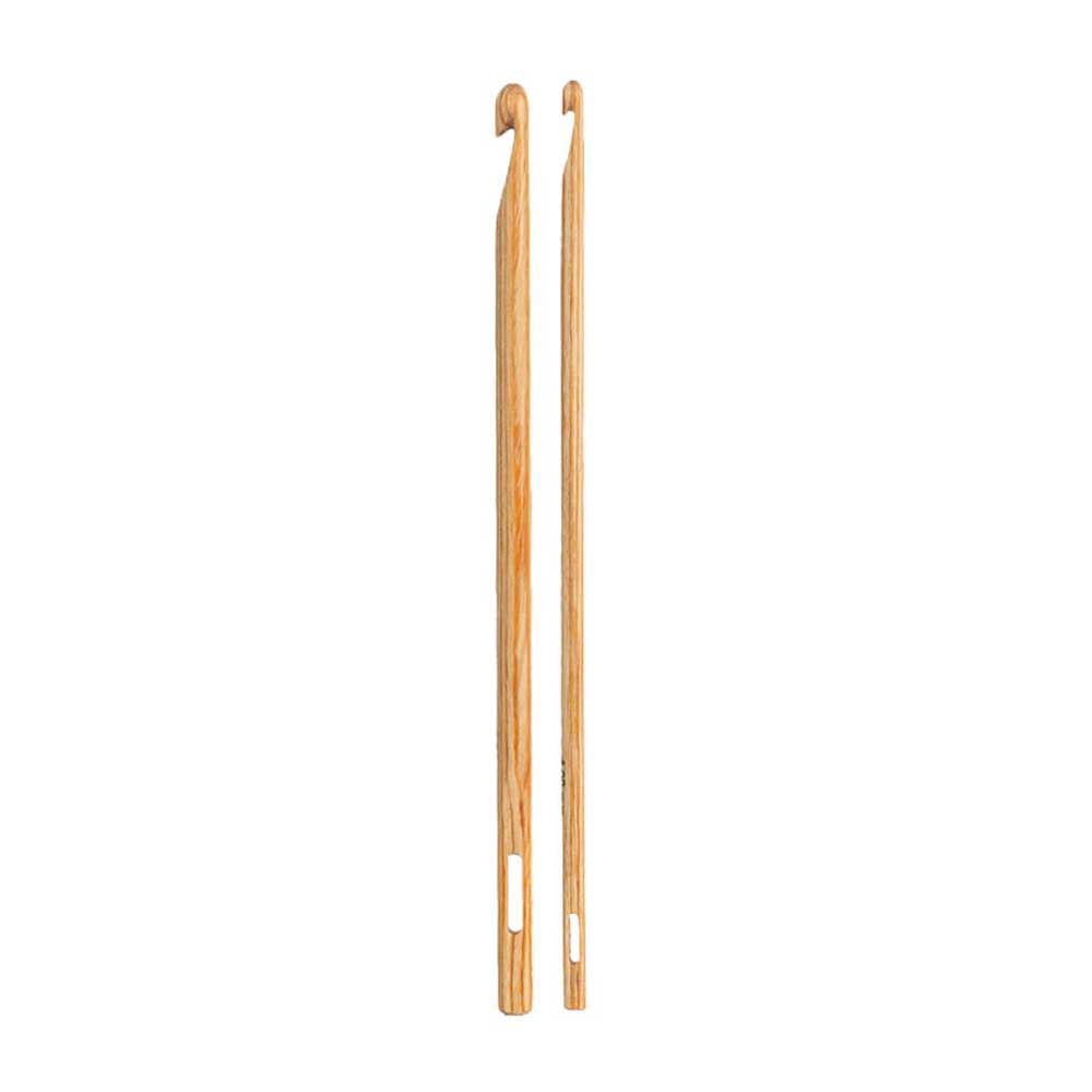 Knitpro Natural Wood Knooking Needle Set of 2 (4mm & 6mm) – With Autumn